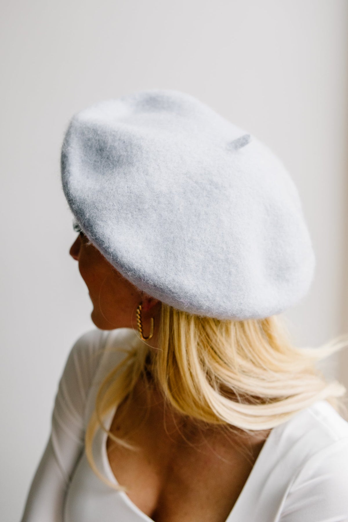 French Ice Blue Beret | Shoetopia